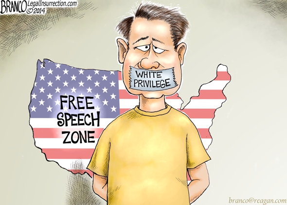 White Privilege | A.F.Branco | Conservative Cartoon