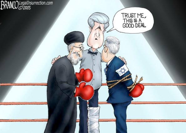 Israel Iran Deal | A.F.Branco | Conservative Cartoon