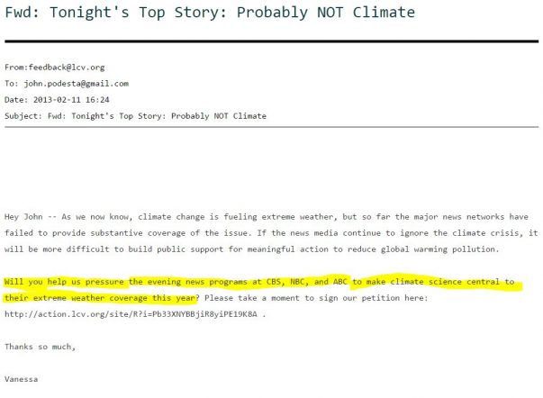 Wikileaks Flood Hits Climate Change Alarmists