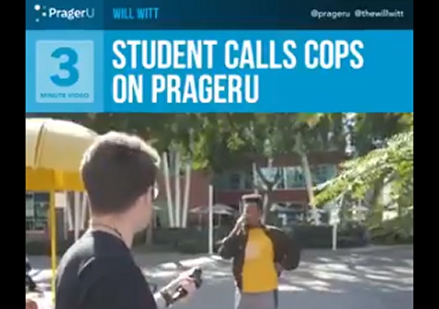 VIDEO: College Student Calls Police on Prager U. for Having the Wrong ...