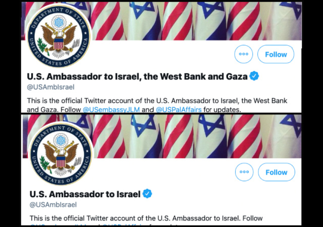 Biden Administration Adds, Then Quickly Deletes ‘West Bank and Gaza ...