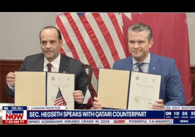 Hegseth Announces Idaho Military Base Will Host Qatari Air Force