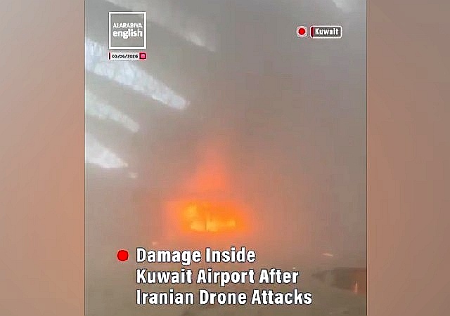 Iran Fires Ballistic Missiles and Drones at Kuwait, Bahrain